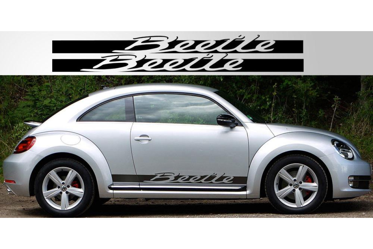 Decal to fit Volkswagen Beetle Script Side Decals - VWG0116 - FOR VW